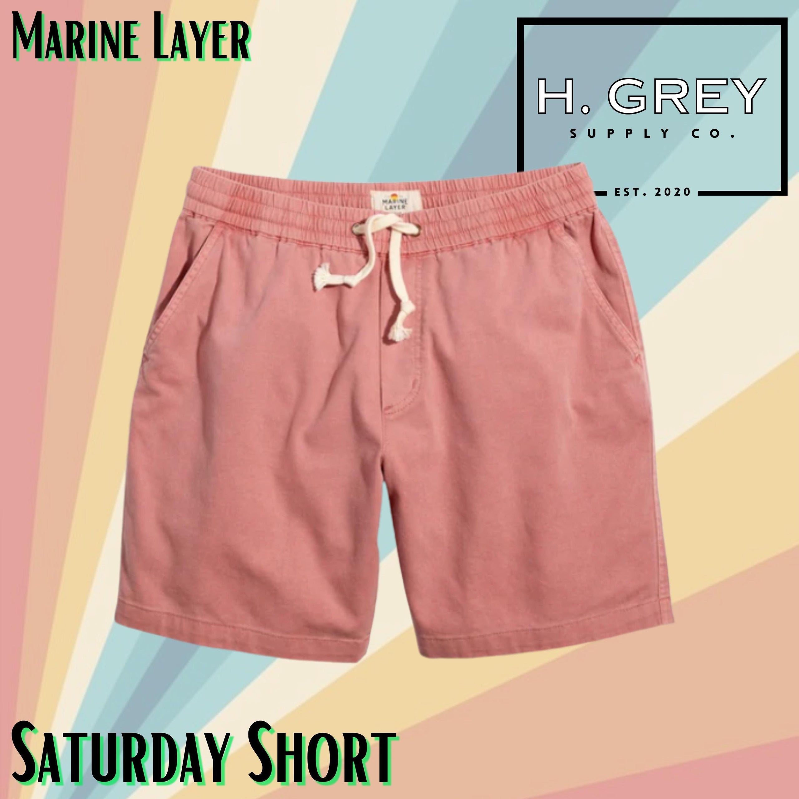 Marine Layer Saturday Short - Bruschetta | H. Grey Supply Co. LLC