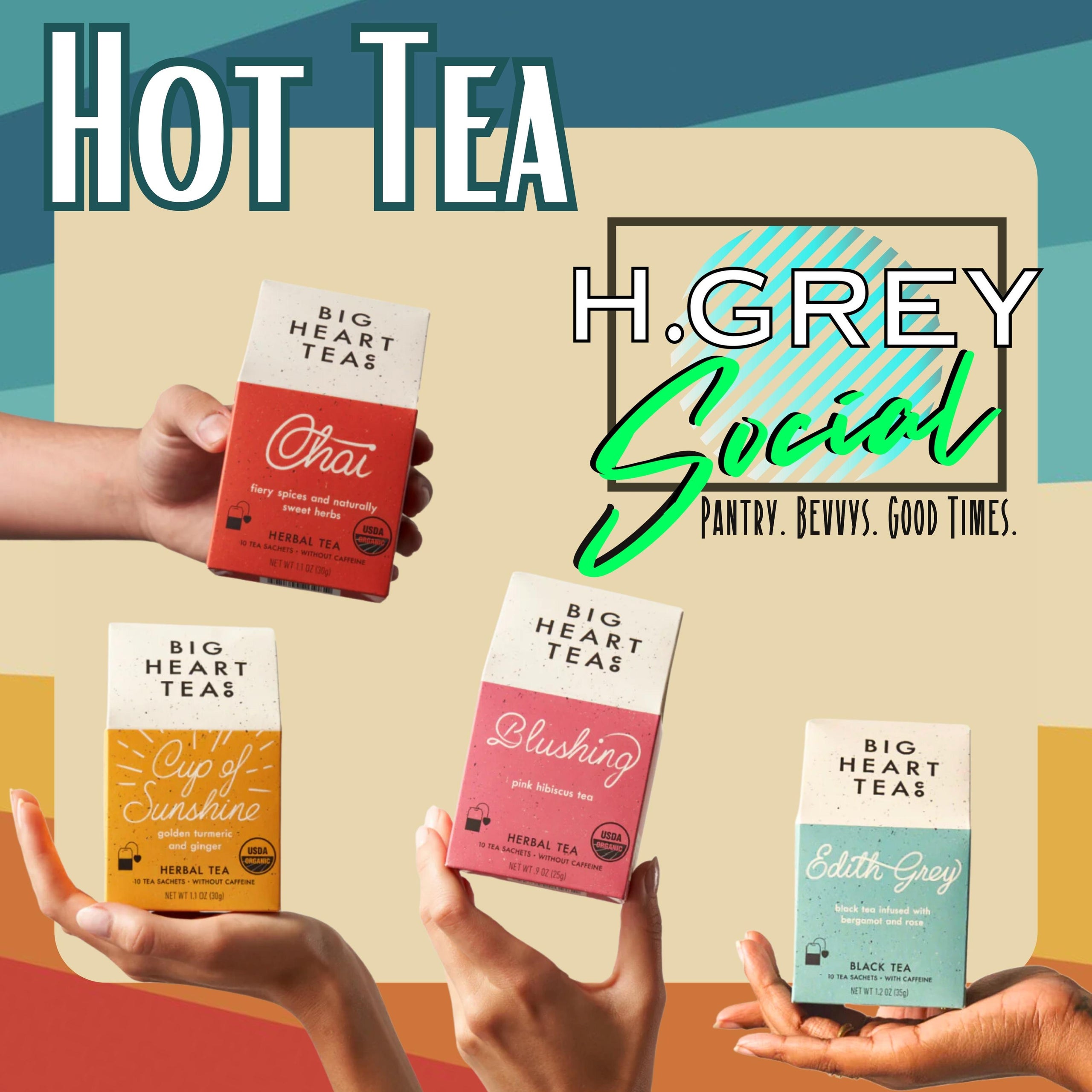 H. Grey Social's Artisanal Tea Infusion | H. Grey Supply Co. LLC