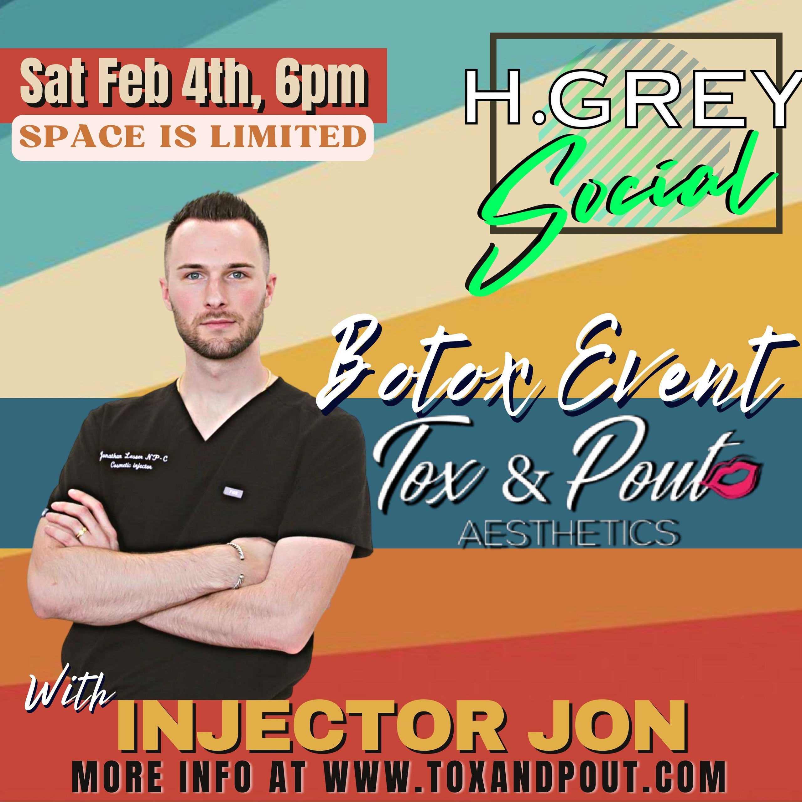 Botox Event with InjectorJon of Tox & Pout | H. Grey Supply Co. LLC